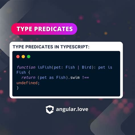 Angularlove On Linkedin Typescript Typepredicates Codesafety