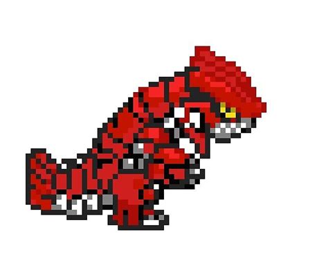 Pokemon Groudon Pixel Art Mega Groudon By ShawnnL On DeviantArt