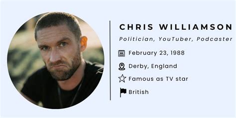 Chris Williamson Bio Wife Age Height Net Worth