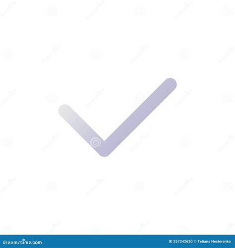 Checkmark Pixel Perfect Flat Gradient Two Color Ui Icon Stock Vector Illustration Of Unread
