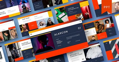 Alarcon — бизнес Шаблон Powerpoint Шаблоны презентаций Включая творческий и компания Envato