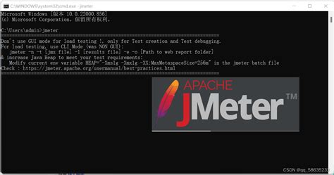 Jmeter 命令行测试jmeter用cmd命令打开 Csdn博客