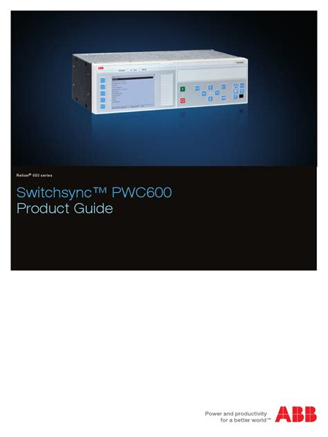 Switchsync™ Pwc600 Product Guide Pdf Power Supply Electricity