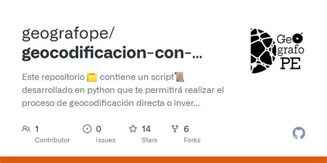 Geocodificacion Con Pythongeocodingipynb At Main · Geografopegeocodificacion Con Python · Github