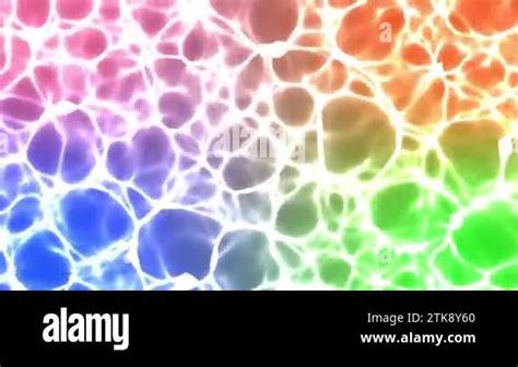 White Caustic Over Vibrant Gradient Background 4k Resolution 2d