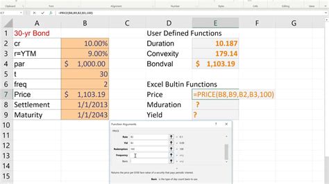 Advfinmod Topic 9 Section 6 Bond Built In Functions Of Price Yield