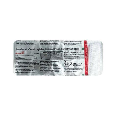 Buy Bromezer Tablet 10s Online At Upto 25 Off Netmeds