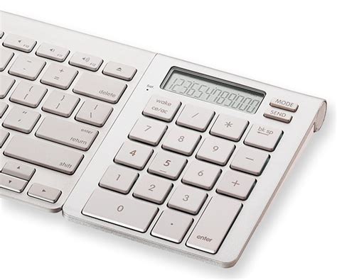 Smk Link Icalc Bluetooth Calculator Keypad Adds A Numpad Calculator To Apple Wireless Keyboard