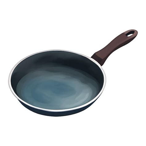 Premium Vector Frying Pan Isolated Hand Drawn Painting Illustration