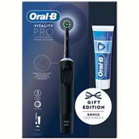 Oral B Vitality Pro Black Plus Vitality Pro Toothpaste Your Dentist