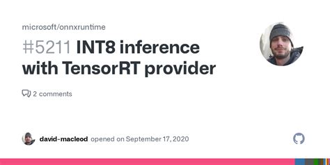 int8 inference with tensorrt provider · issue 5211 · microsoft onnxruntime · github