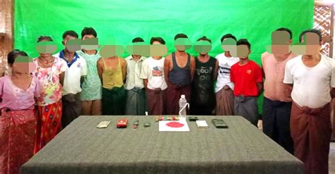 ရခိုင်ပြည်နယ်၌ မူးယစ်ဆေးဝါး ရောင်းဝယ်သုံးစွဲသူများကို အေအေ ဖမ်းဆီး