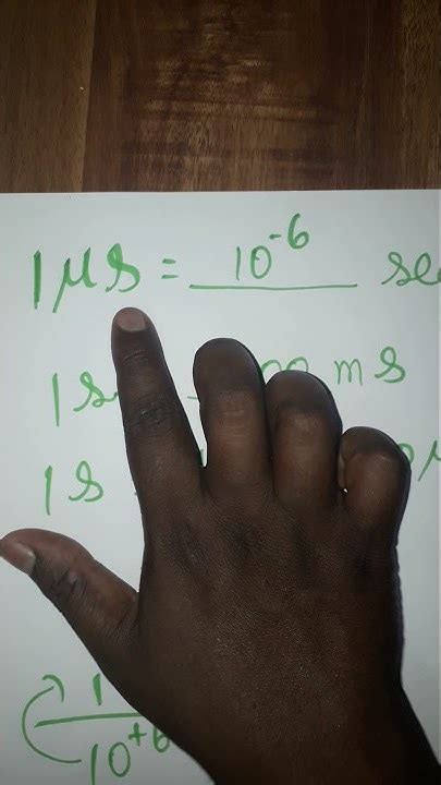 Microsecond To Second Youtube