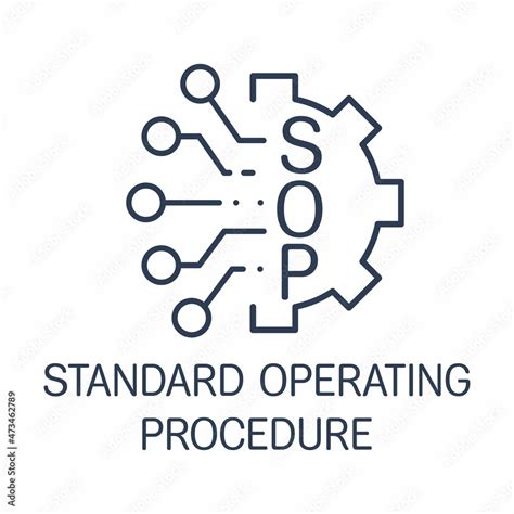 Sop Standard Operating Procedure Vector Linear Icon I Vrogue Co
