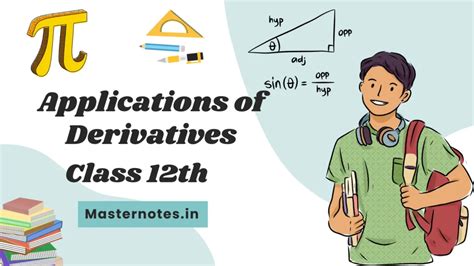 Applications Of Derivatives Class 12 By Master Notes Master Notes