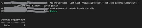 Add Pnplistitem With Batch Cannot Add Values · Issue 493 · Pnppnpcore · Github