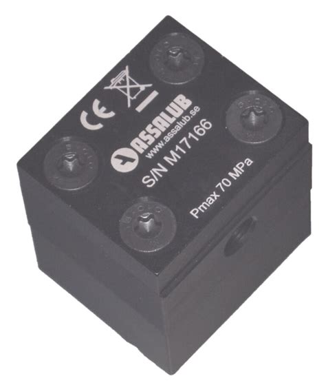 Grease Flow Transmitter Anodized Aluminium And Pom Wlubemon Assalub Ab Sitename