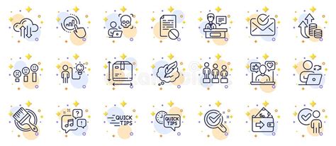 Outline Set Of Cloud Sync Chemistry Lab And Exhibitors Line Icons For Web App Pictogram Icon