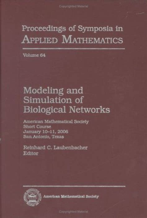 Modeling And Simulation Of Biological Networks Nhbs Academic And Professional Books