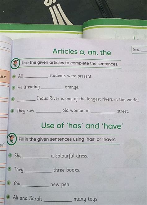 Articles A An The Date Use The Given Articles StudyX