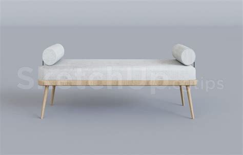 9678 Free Sketchup Bench Model Download