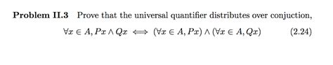 Solved Problem Ii 3 Prove That The Universal Quantifier