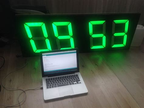Super Sized DIY 7 Segment Display Internet Security Segmentation Diy