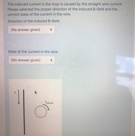 Solved CH P The Induced Current In The Loop Is Caused By Chegg
