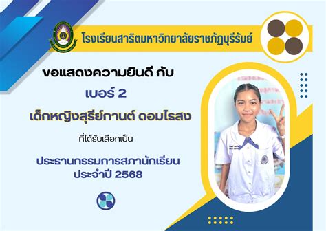 โรงเรียนสาธิตมหาว โรงเรียนสาธิตมหาวิทยาลัยราชภัฏบุรีรัมย์