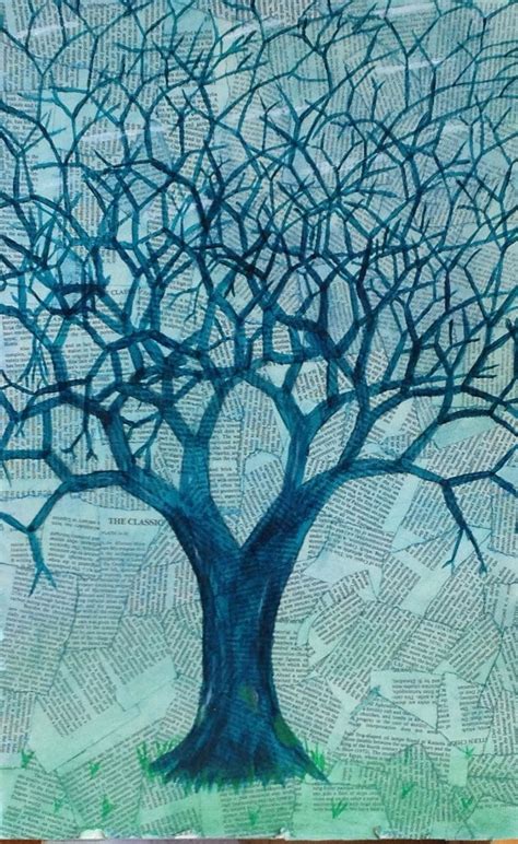 Mixed Media Trees By Art Aerial City Photo Art