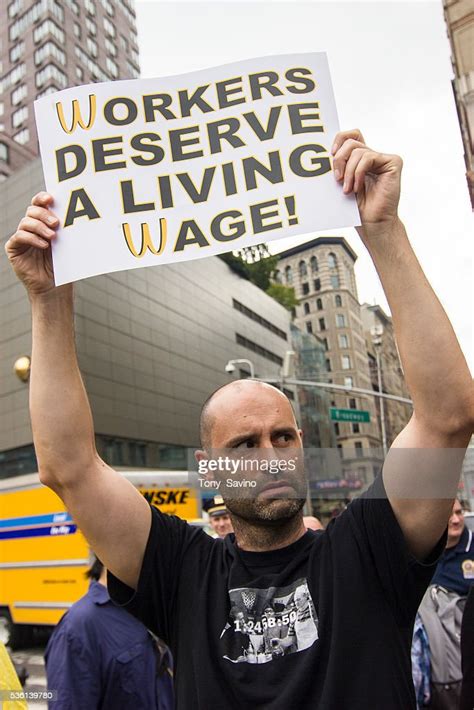 New York City 29 August 2013 Fast Food Workers And Their News