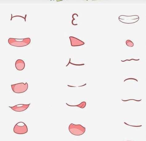 Cute Anime Mouth Drawing