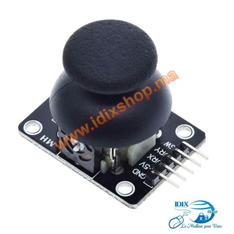 Module Joystick Double Axe Xy Pour Arduino Idixshop Maroc