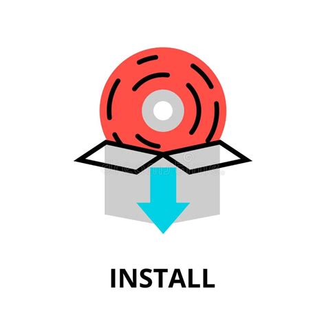 Concept Of Update Application Progress Icon Stock Vector Illustration