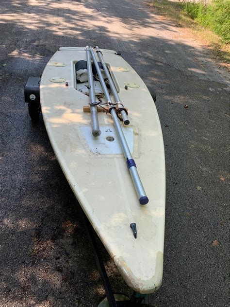 1975 Laser Sailboat With Trailer Boats Northport Michigan Facebook Marketplace