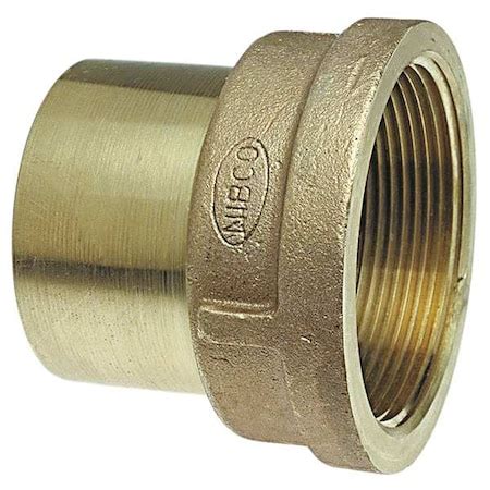 Nibco C X FNPT Lead Free Cast DZR Brass Adapter RLF Zoro