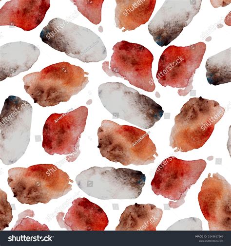 Watercolor Abstract Simple Blobs Clipart Pattern Stock Illustration 2143617269 Shutterstock