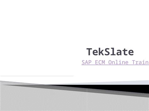 Pptx Sap Ecm Training Dokumen Tips