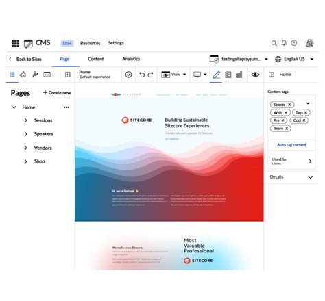 Sitecore Pages Fishtank Consulting