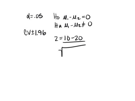 Solved Consider Two Independent Random Samples That Were Selected From