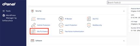 Using The Ssltsl Status Feature In The Cpanel Hostarmada