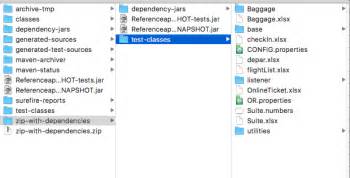 Maven Java After Extracting Zip With Dependencies File Cannot Find