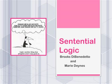 Ppt Sentential Logic Powerpoint Presentation Free Download Id3451787