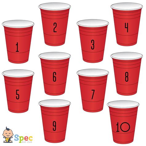 Develop Number Skills With Counting Cups Race To Fill The Cup Math