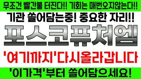 포스코홀딩스 포스코퓨처엠 주가 전망 진짜 반등 신호가 나왔습니다 Posco홀딩스 포스코케미칼 포스코홀딩스 목표가 포스코홀딩스 기봉이주식 박순혁 포스코퓨처엠 2차전지