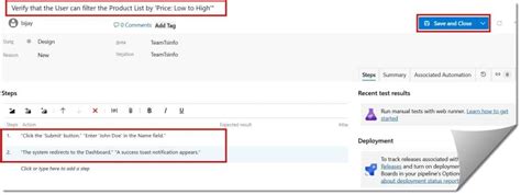 How To Write Manual Test Cases In Azure Devops Azure Lessons