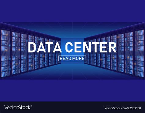 Creative Of Server Rack Room Royalty Free Vector Image