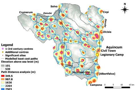 Cost Path Analysis On Reconstructed Rural Centres And Their Download Scientific Diagram