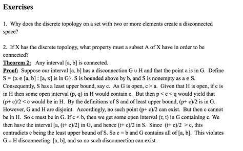 Solved Exercises 1 Why Does The Discrete Topology On A Set Solved Exercises 1 Why Does The Discrete Topology On A Set