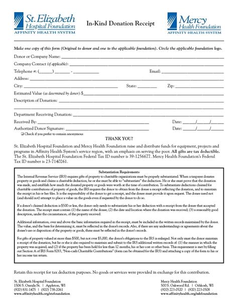 38 Donation Receipt Templates And Letters Word PDF